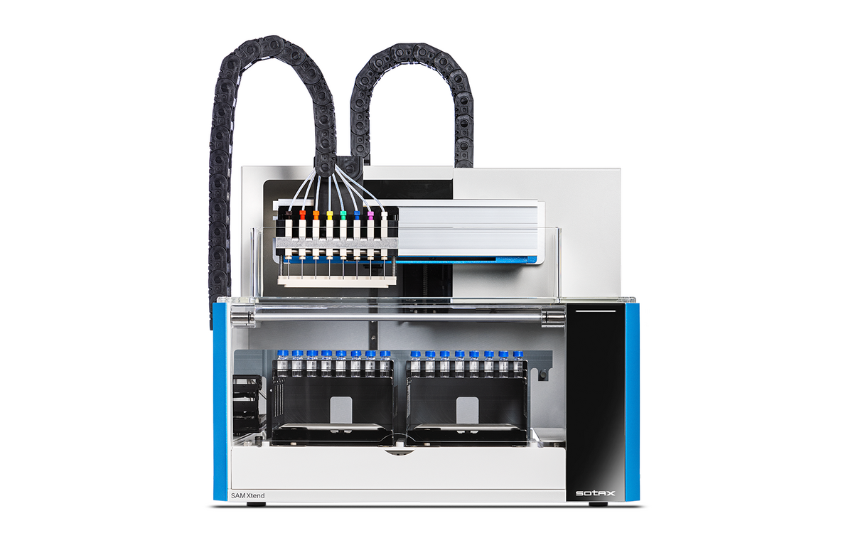 SAM-S sample collector for capped LC vials or glass tubes | SOTAX